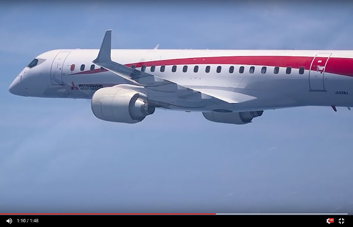 MRJ、2号機初飛行の動画 3・4号機、今夏初飛行へ
