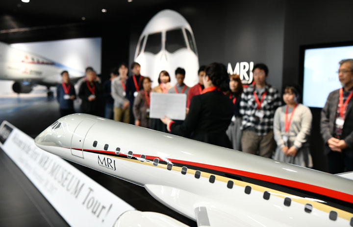 MRJミュージアム開館 最終組立見学も