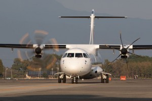 「Q400後継として活用」写真特集・JAC ATR72鹿児島到着