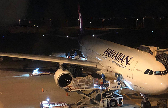 ハワイアン航空、関空8カ月ぶり再開 週3往復、羽田も