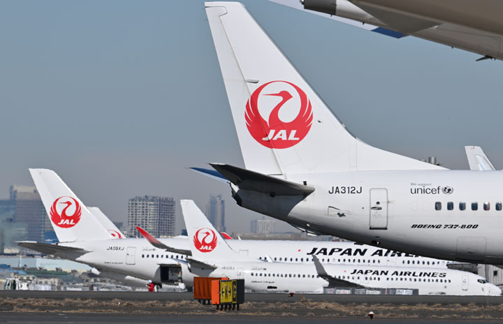 JAL、3月まで国内線追加減便 運航率76％