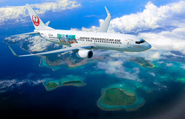 JTAとRAC、世界自然遺産の特別デザイン機 737とQ400CC