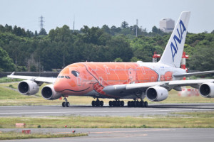 ANA、A380 3号機が6回目の整備フライト 成田発着で1時間弱