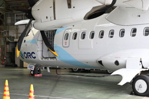 ORC、新機材ATR42お披露目 7/1就航、Q200置き換え