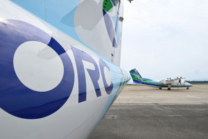 ORC、新機材ATR42お披露目 7/1就航、Q200置き換え
