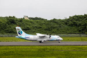 ORC、新機材ATR42就航 Q200最短2年で更新