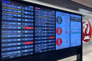 JAL、羽田－伊丹8/15臨時便は541人利用 台風7号で定期便全便欠航