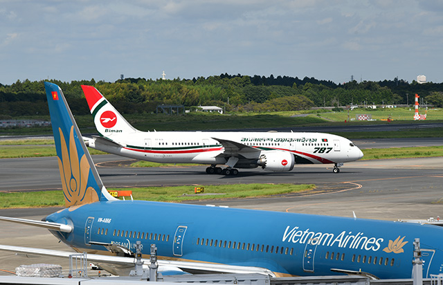 ビーマン・バングラデシュ航空、日本へ初直行便 成田－ダッカ17年ぶり再就航