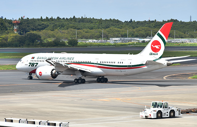 ビーマン・バングラデシュ航空、日本へ初直行便 成田－ダッカ17年ぶり再就航