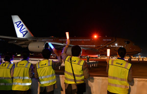 ANAのA380、オレンジ3号機就航 日本到着から2年、3機出そろう