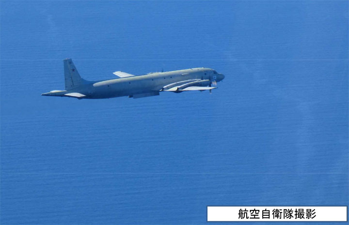 ロシア軍Il-38哨戒機、礼文島周辺を領空侵犯3回 フレア初使用