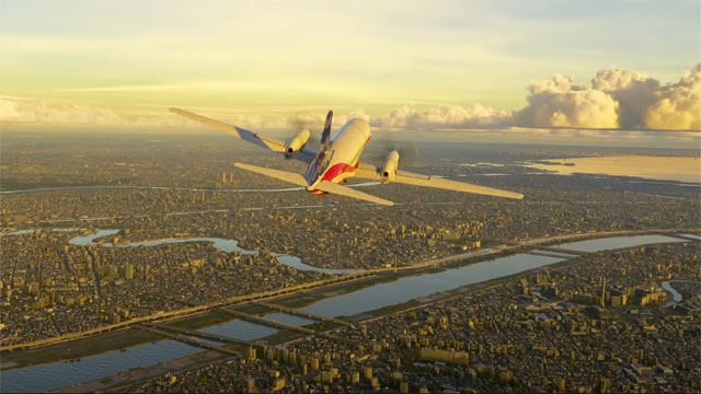 YS-11、MSフライトシミュレーターに登場 旅客型とVIPチャーター型