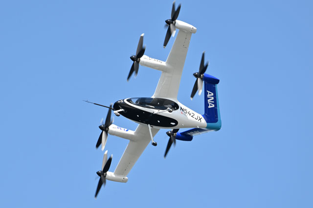 ANAと米Joby、空飛ぶクルマのデモ飛行 万博で12分飛ぶ